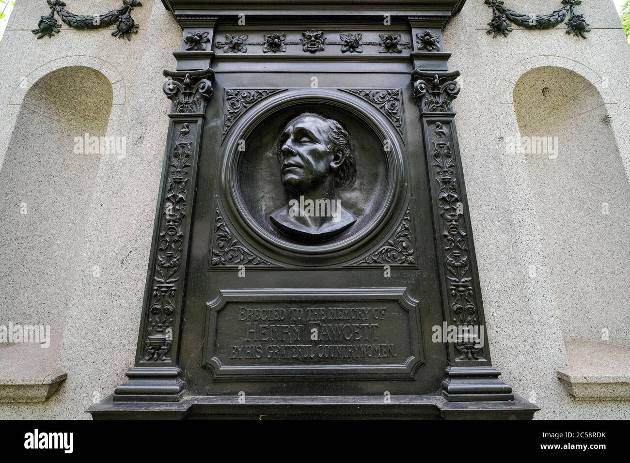 Monument to Henry Fawcett Stock Photo - Alamy
