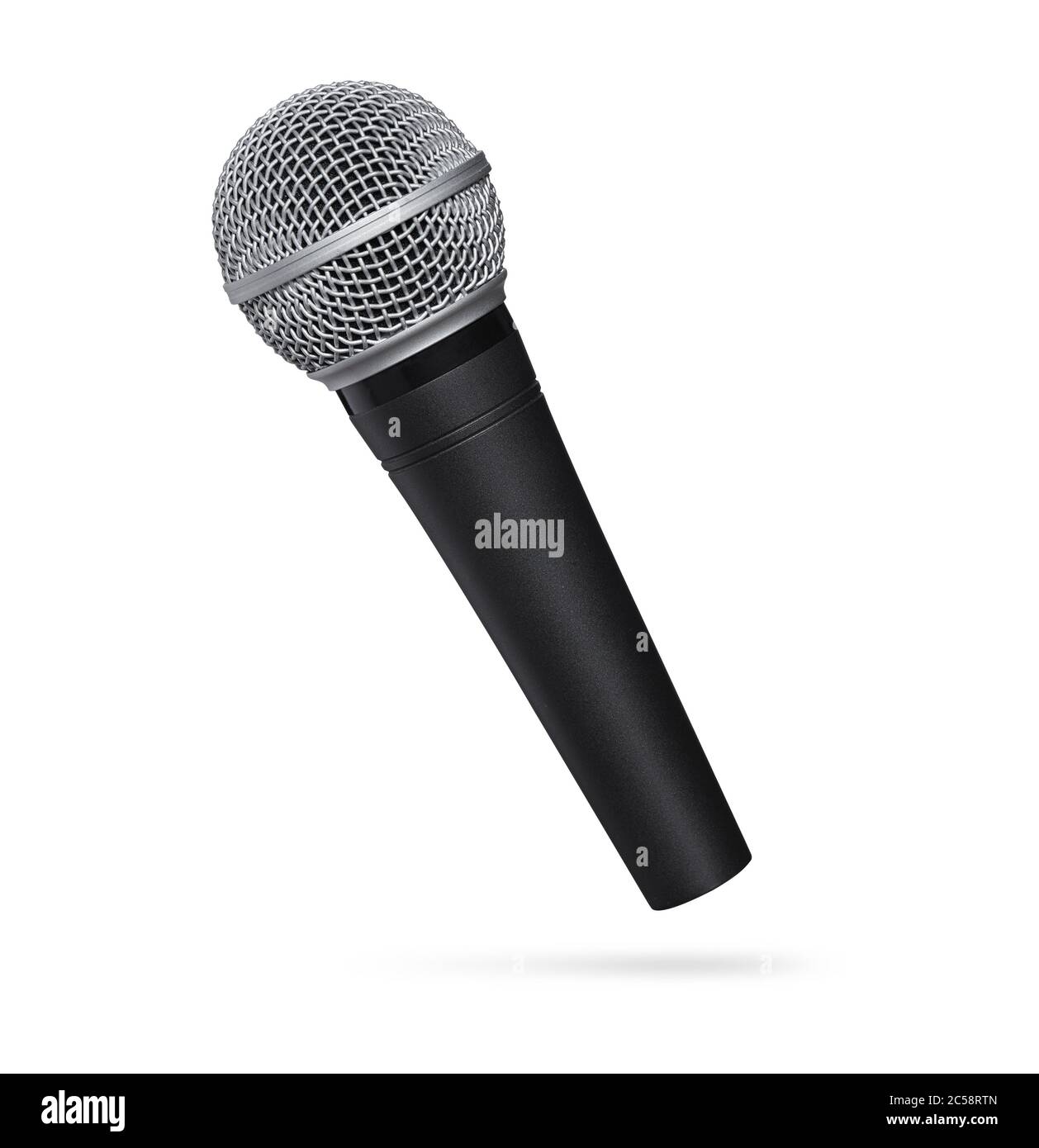 Microphone isolated on a white background with clipping path Stock ...