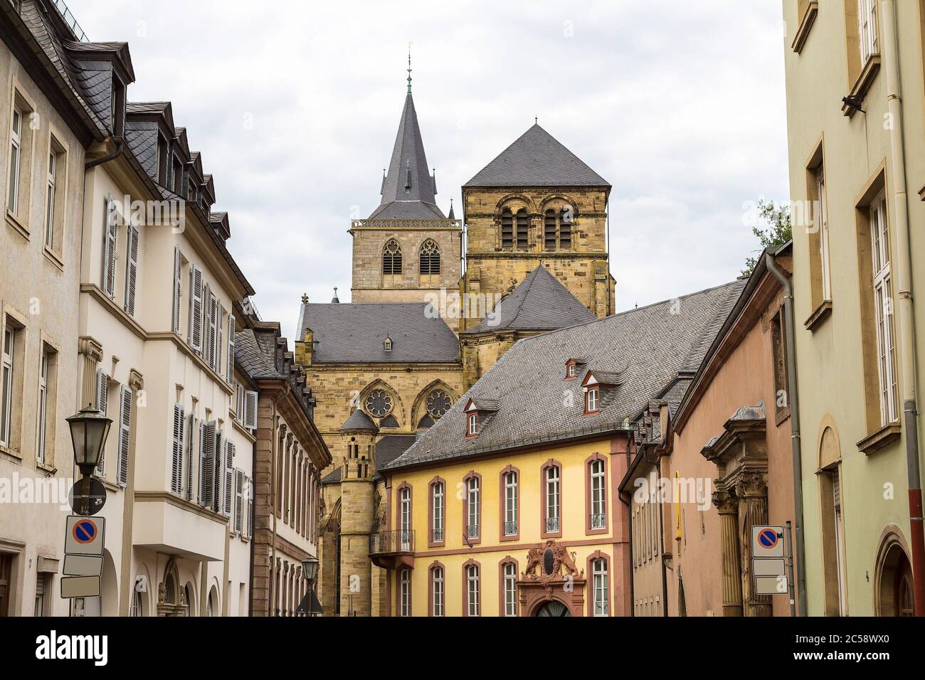 Cathedral of Trier in a beautiful summer day, Germany Stock Photo - Alamy
