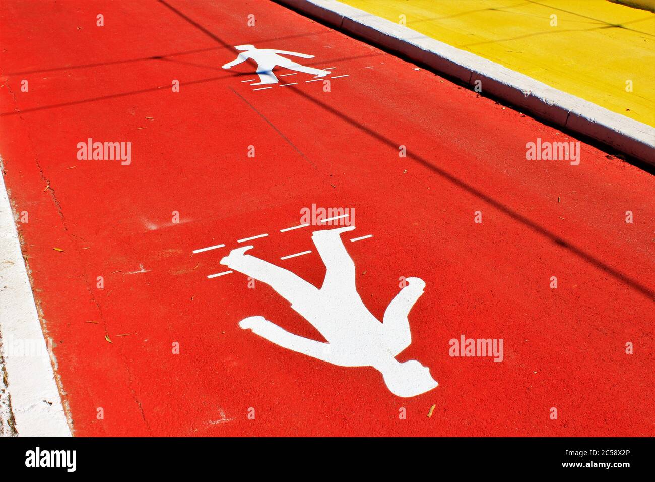 Greece, Athens, June 16 2020 - Symbol for pedestrians, pedestrian ...