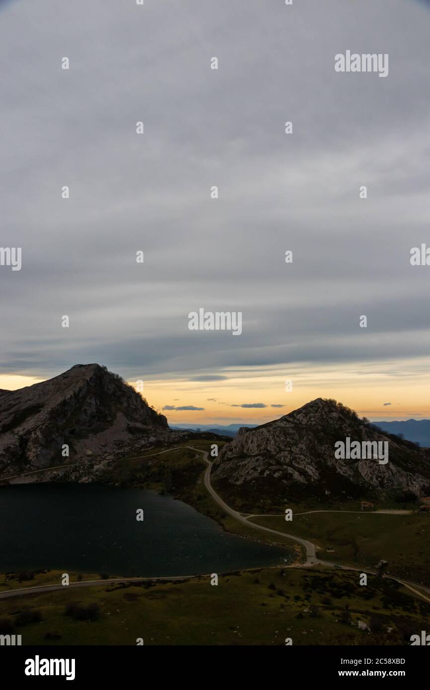 Picos de europa mountains spain sunset hi-res stock photography and ...