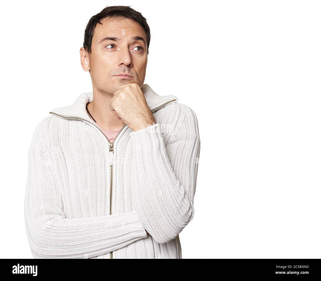 Man wearing sweater hi-res stock photography and images - Alamy