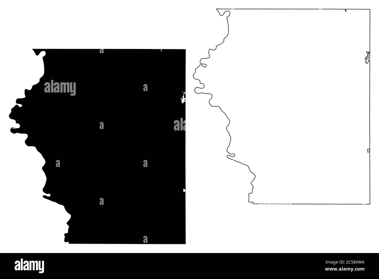 Sullivan map hi-res stock photography and images - Alamy