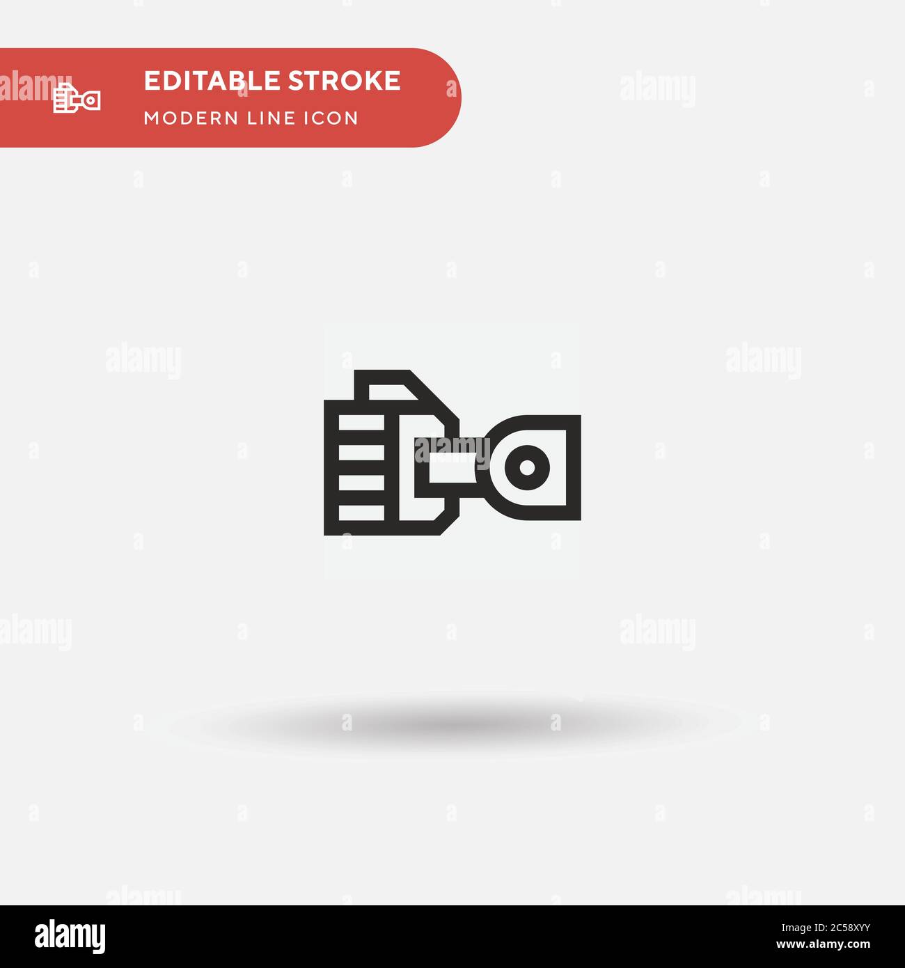 Robot Hand Simple vector icon. Illustration symbol design template for ...