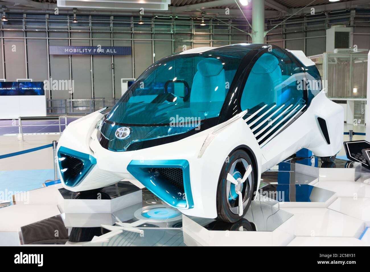 Odaiba, Tokyo, Japan - January 2, 2020: Toyota City Showcase Mega Web ...