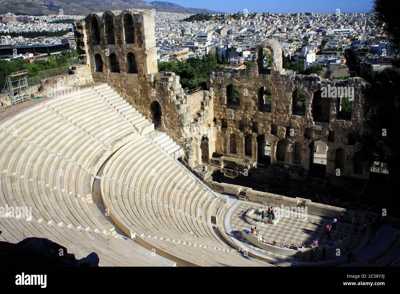 Herodes atticus roman theatre hi-res stock photography and images - Alamy