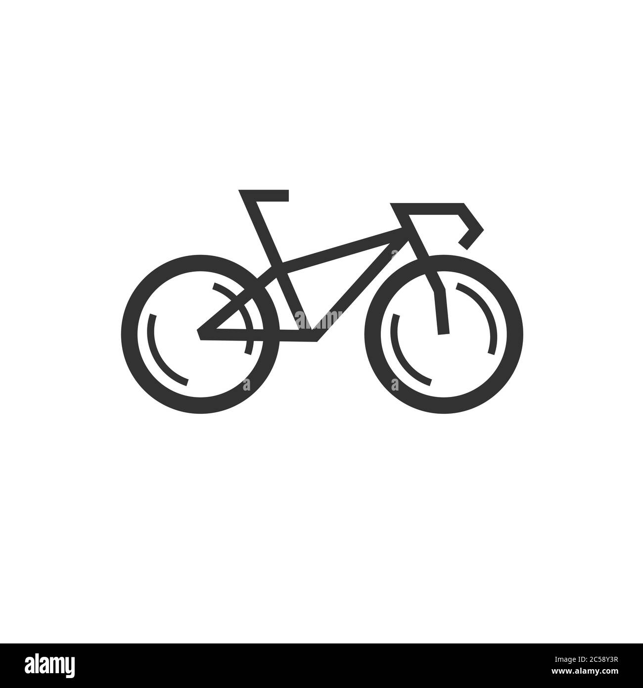 Bicycle sign, icon, symbol. Vector illustration Stock Vector Image ...