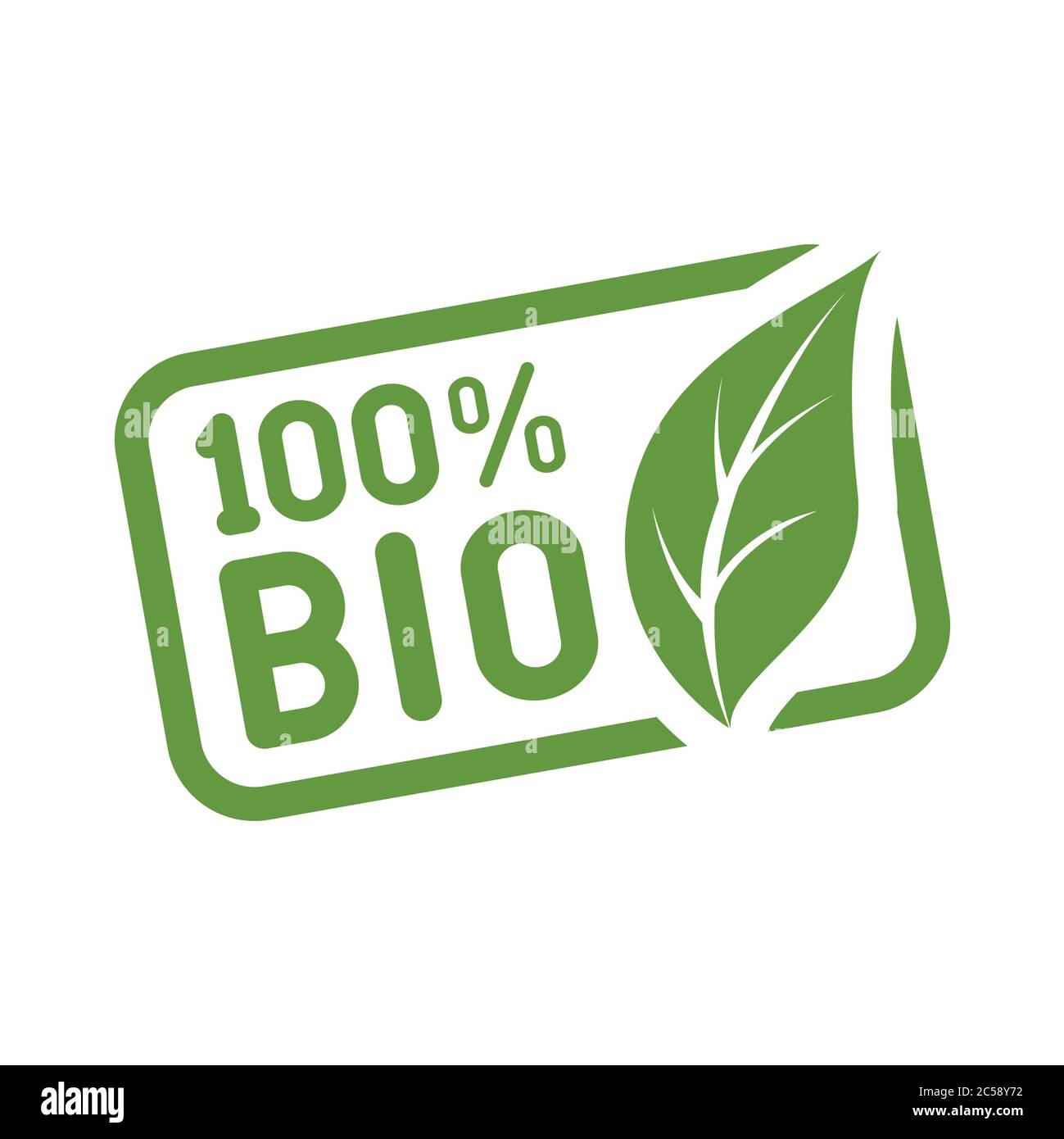 Eco, bio sign, stamp, label. Vector illustration Stock Vector Image ...