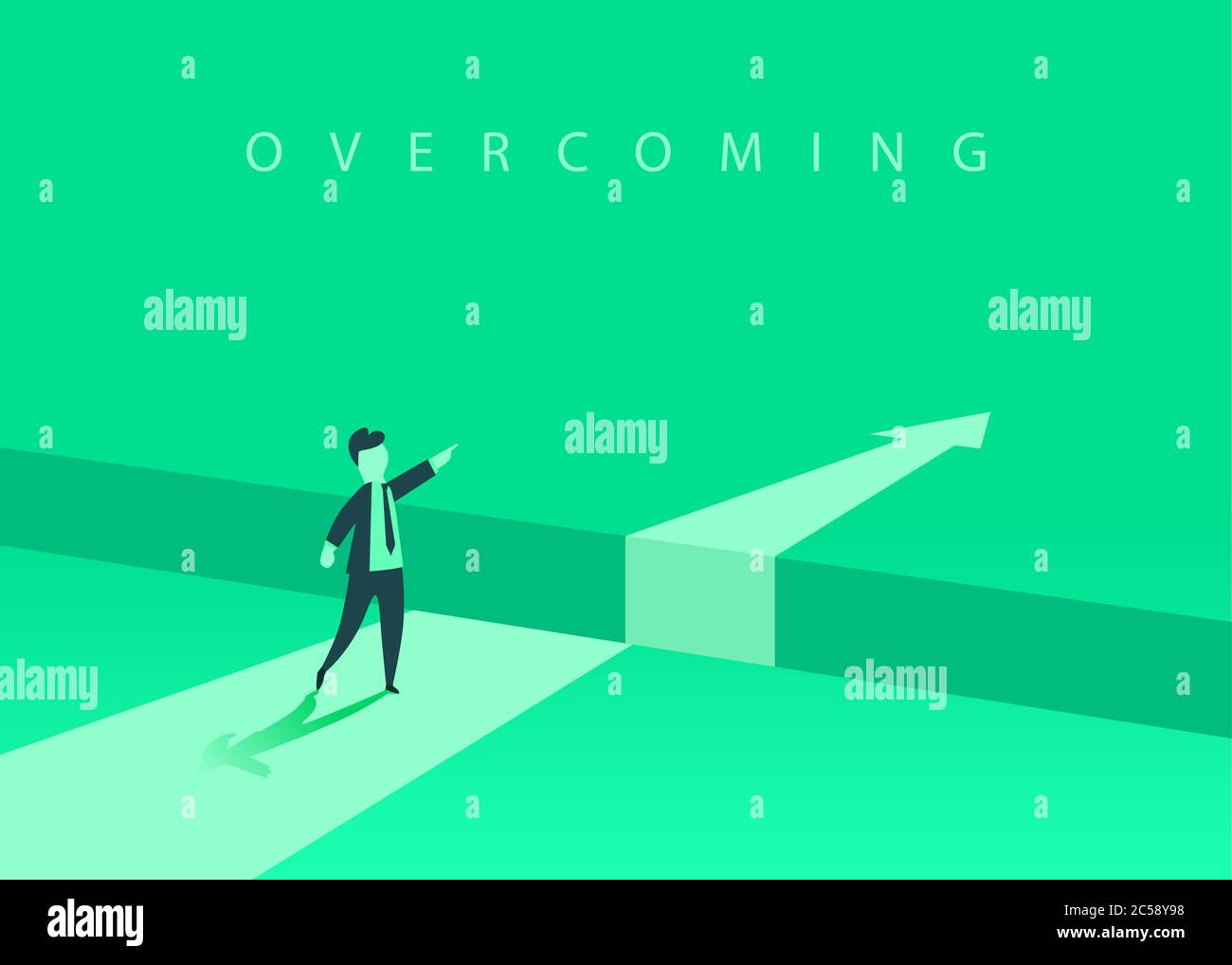 Obstacle ahead Stock Vector Images - Alamy