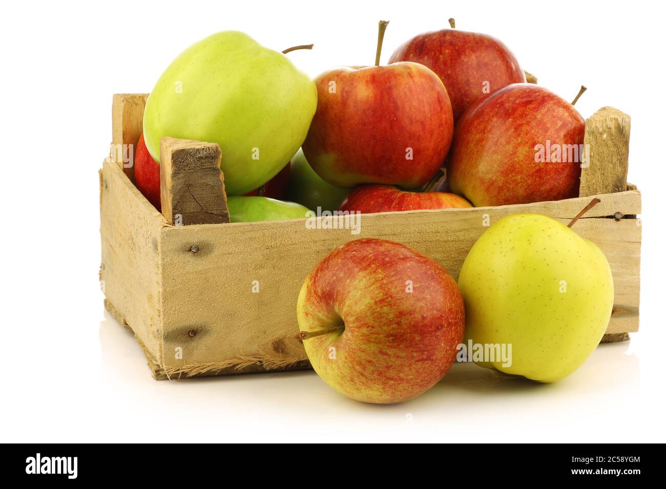 Apple packaging box fruit hi-res stock photography and images - Alamy
