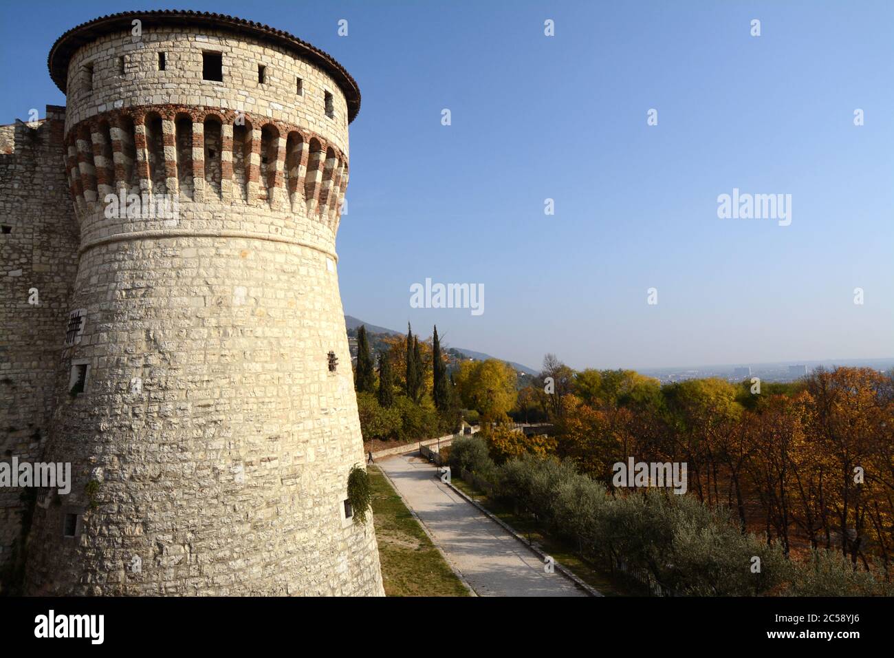 Brescia is a beautiful city in Lombardy. The Castle of Brescia is on ...
