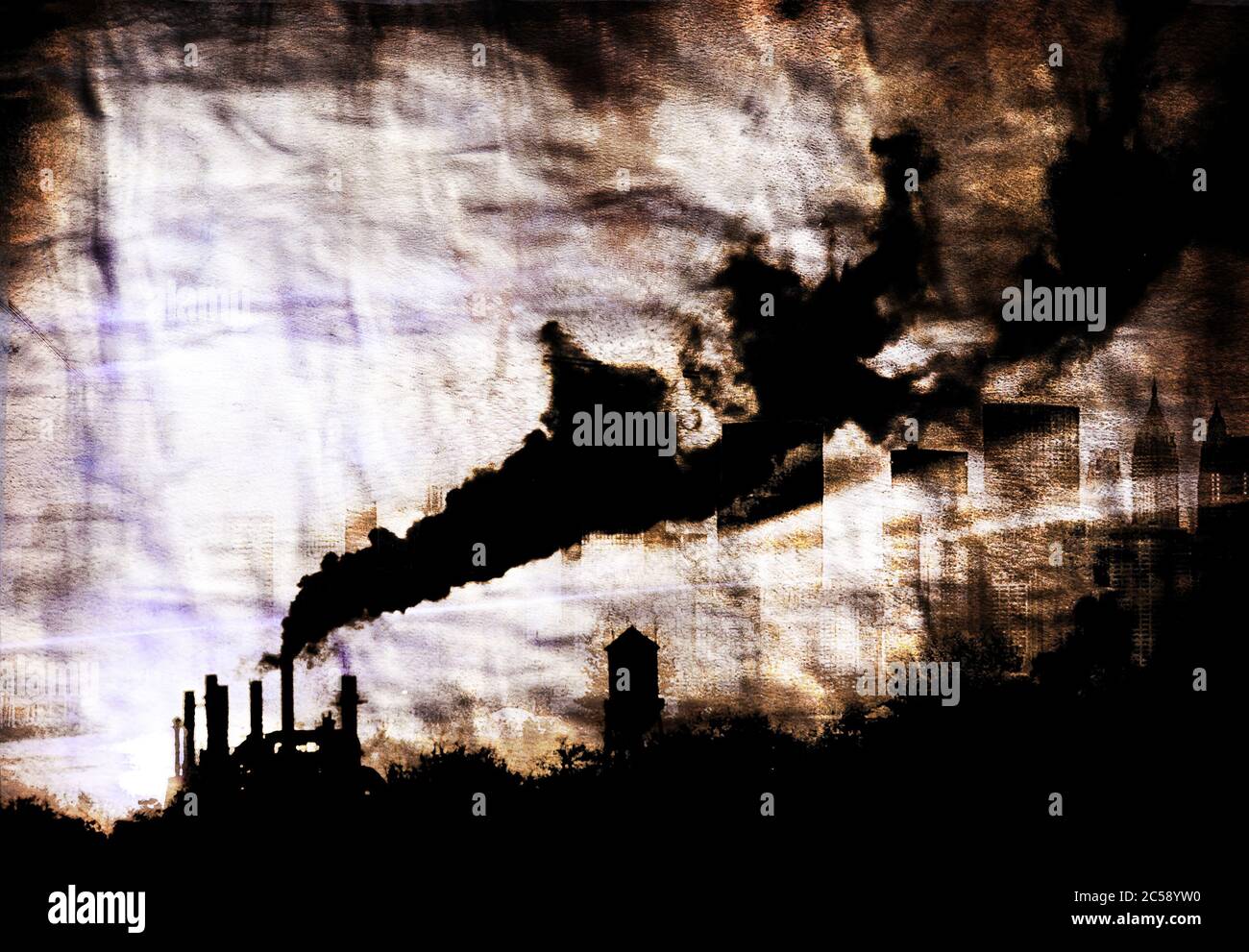 Global skyline composition hi-res stock photography and images - Alamy