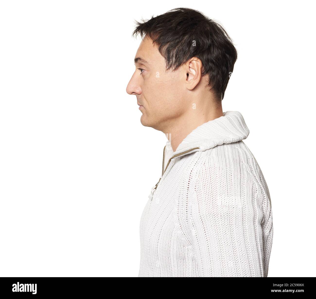 Man profile portrait hi-res stock photography and images - Alamy