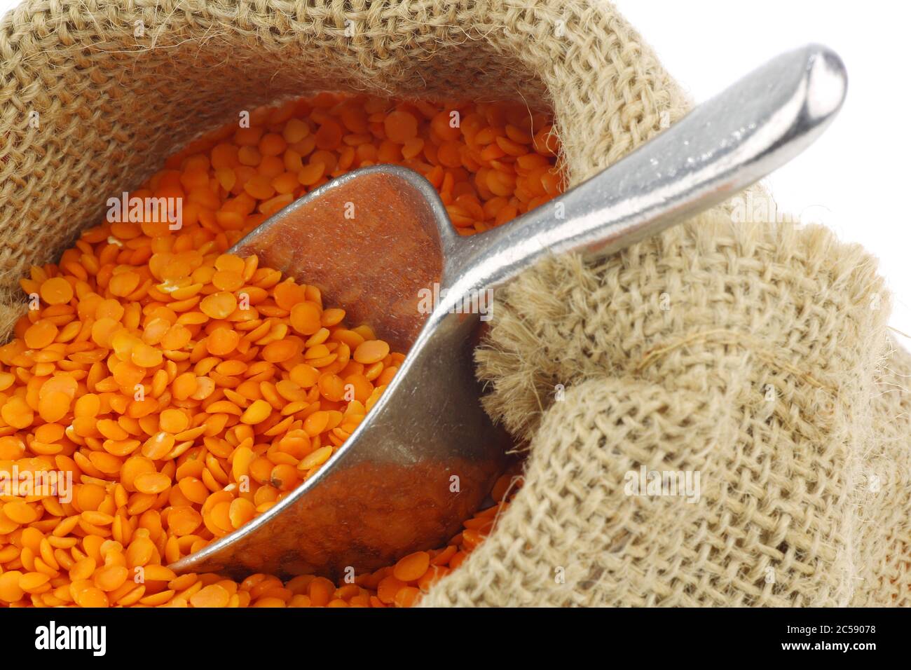 Bag of lentils hi-res stock photography and images - Alamy