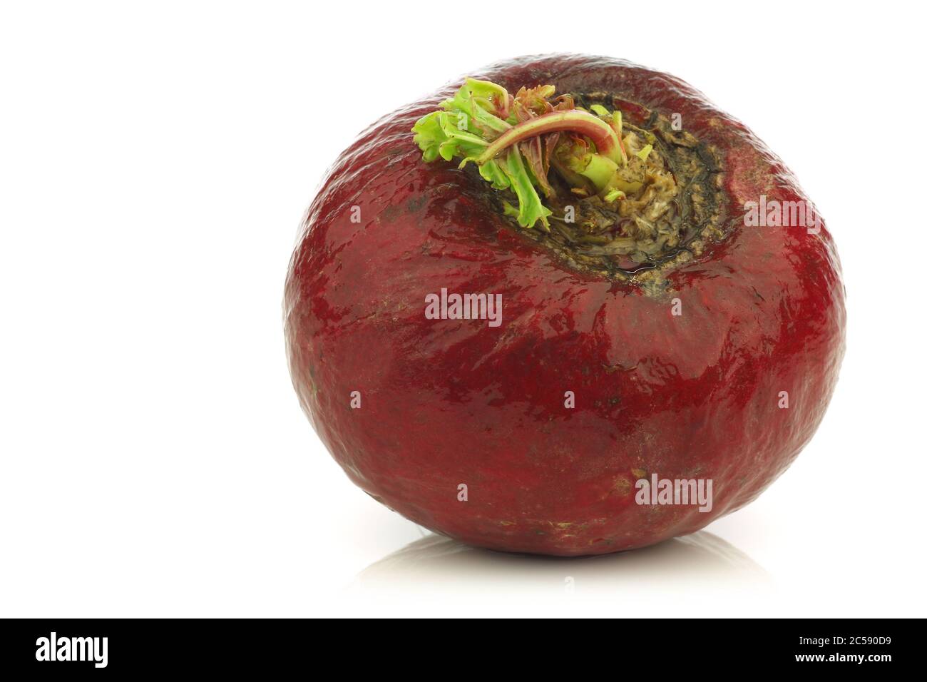 fresh big red radish on a white background Stock Photo - Alamy