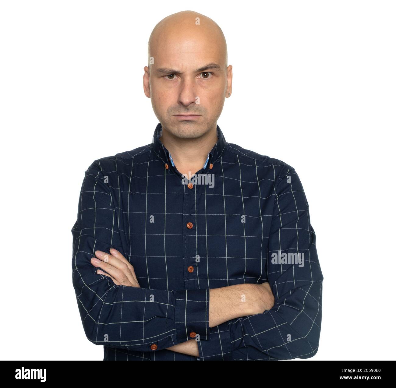 Angry Bald Man High Resolution Stock Photography and Images - Alamy