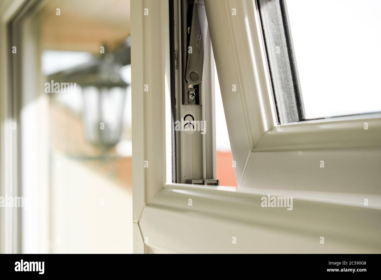 hallow focus of CE marking seen within newly installed double glazed ...