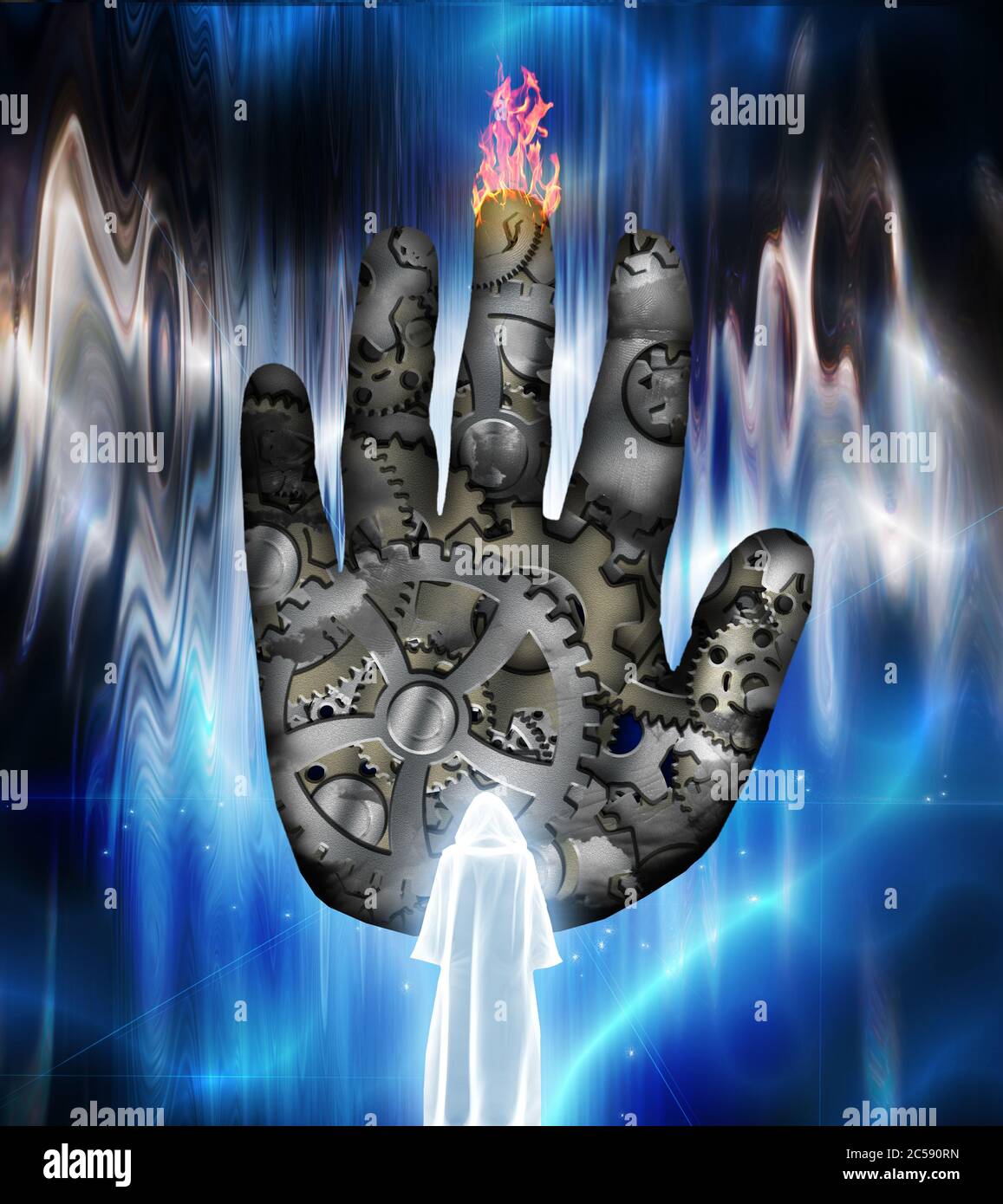 Artificial fire machine hi-res stock photography and images - Alamy