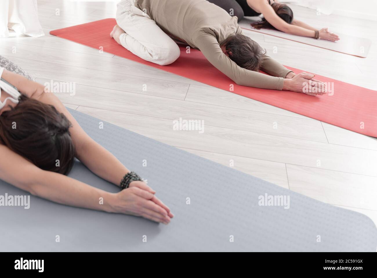 Yoga rabbit pose hi-res stock photography and images - Alamy