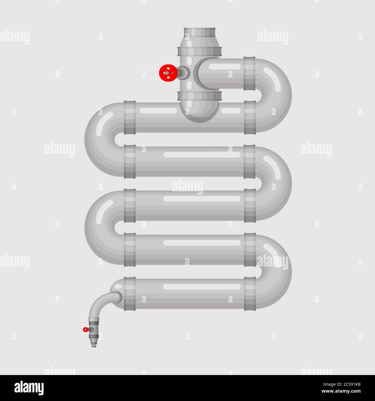 Metal intestines. Robotic internal organ. Cyborg organs. Robot gut ...
