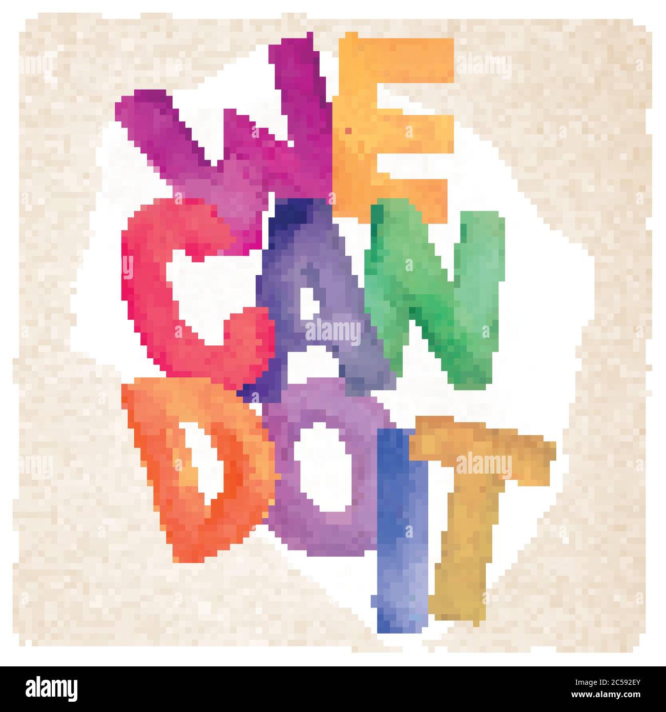 Vector watercolor we can do it phrase Stock Vector Image & Art - Alamy