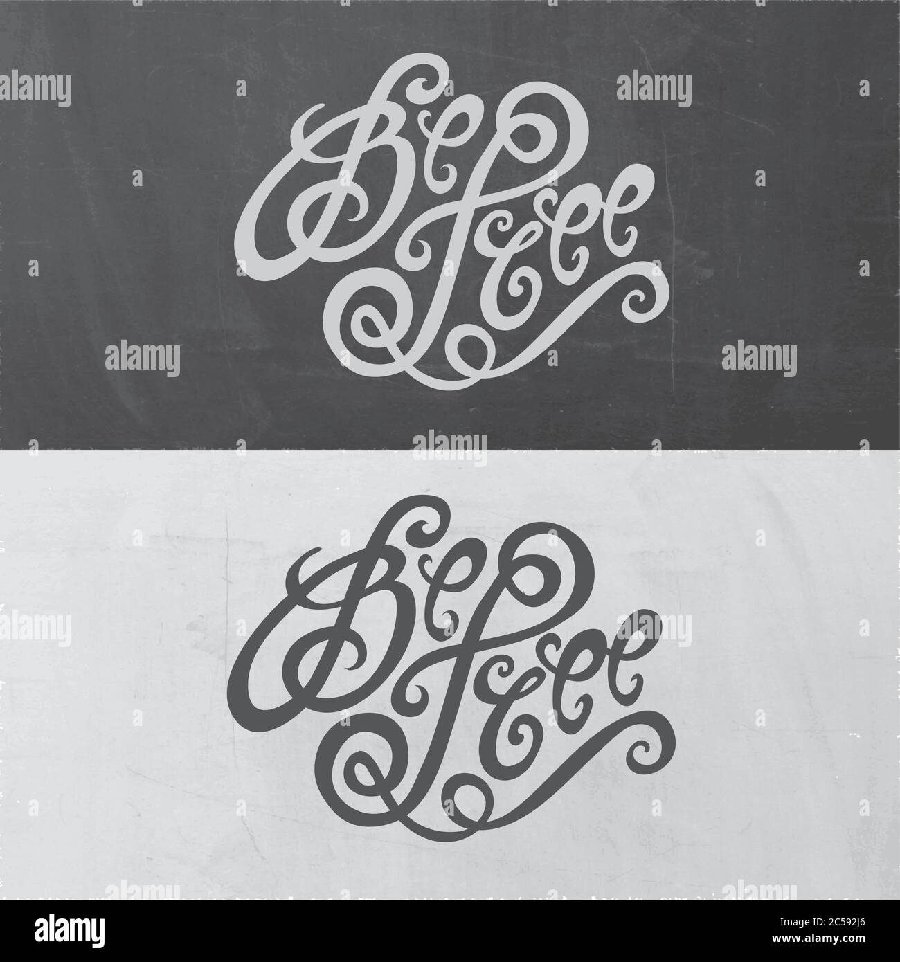 Be Free hand lettering Stock Vector Image & Art - Alamy