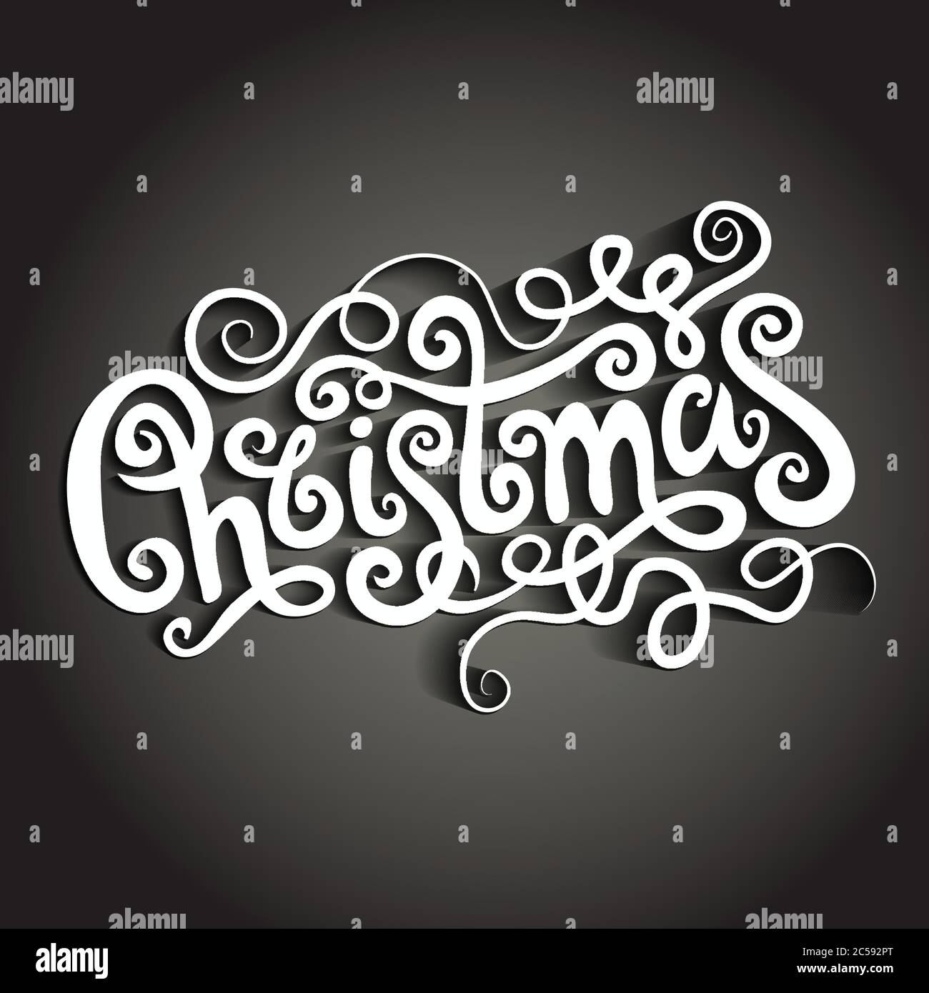Christmas card blue lines Stock Vector Images - Alamy