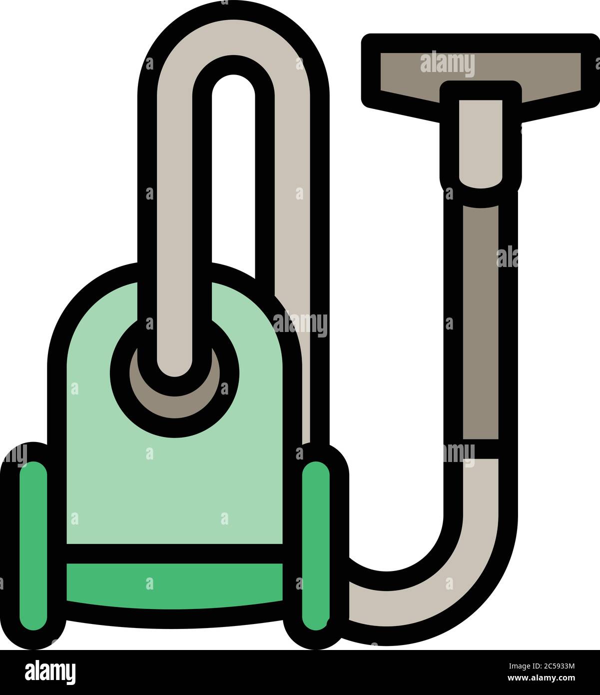 Classic vacuum cleaner icon. Outline classic vacuum cleaner vector icon ...