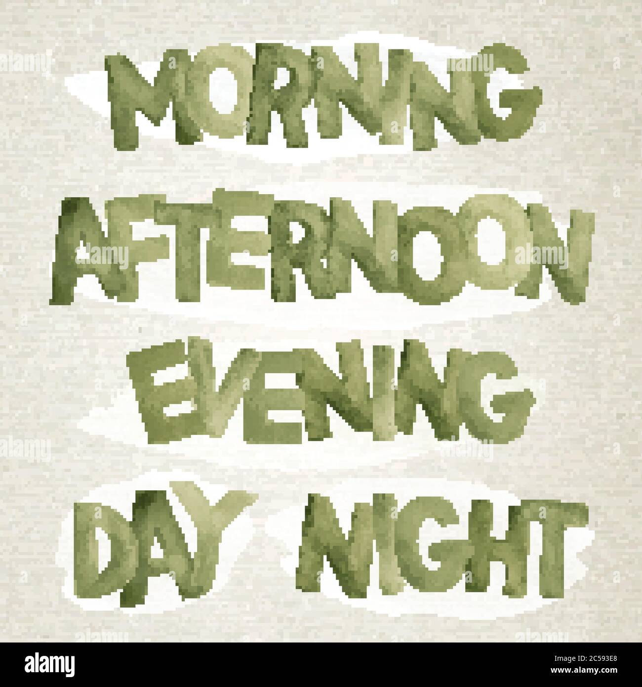 Watercolour letters Stock Vector Images - Alamy