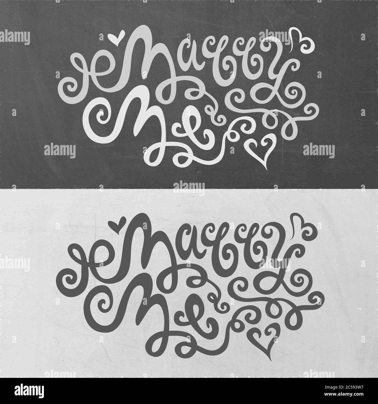 Marry Me hand lettering Stock Vector Image & Art - Alamy