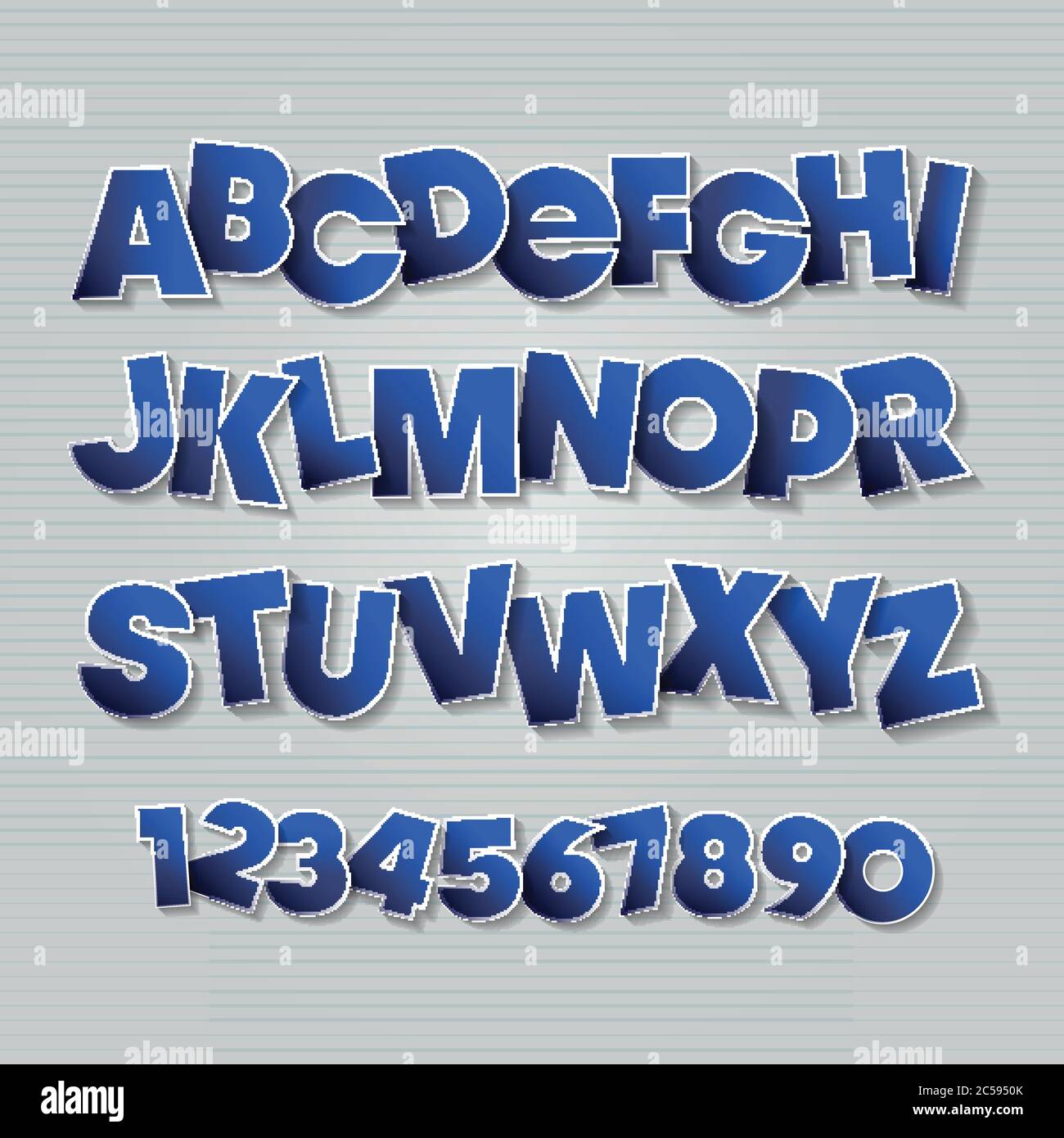 Vector English Alphabet Letters Stock Vector Image & Art - Alamy