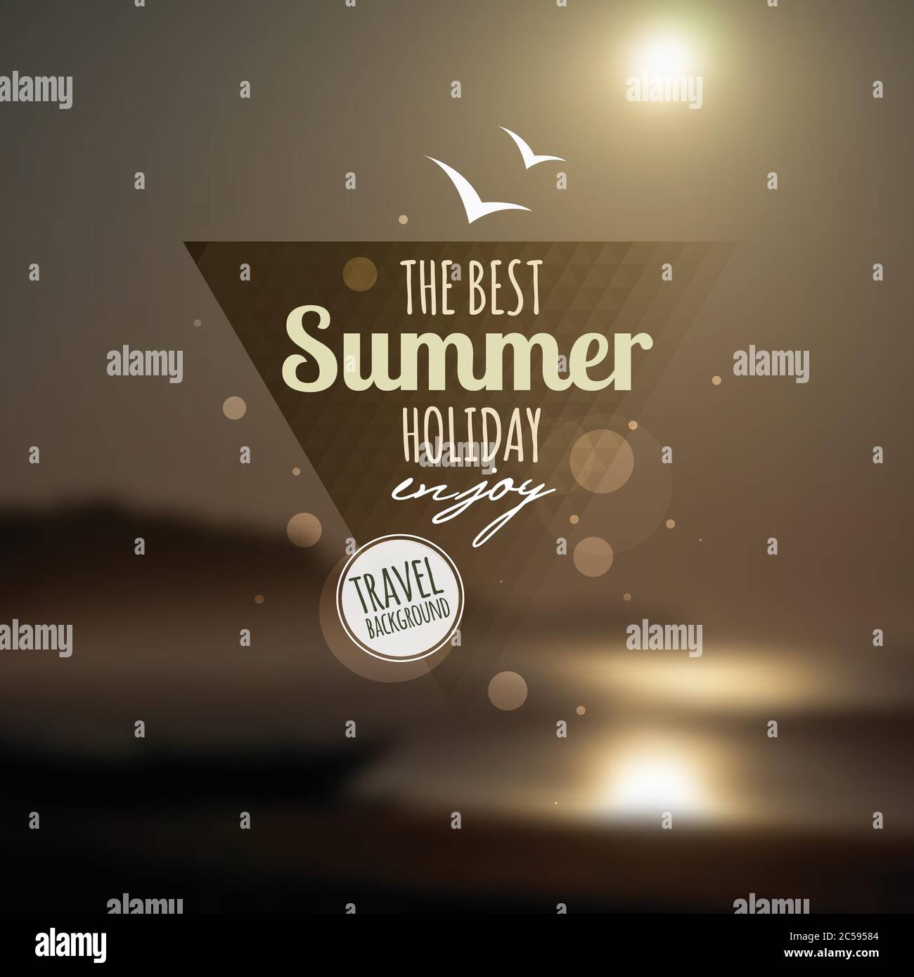 Creative graphic message for your summer design Stock Vector Image ...