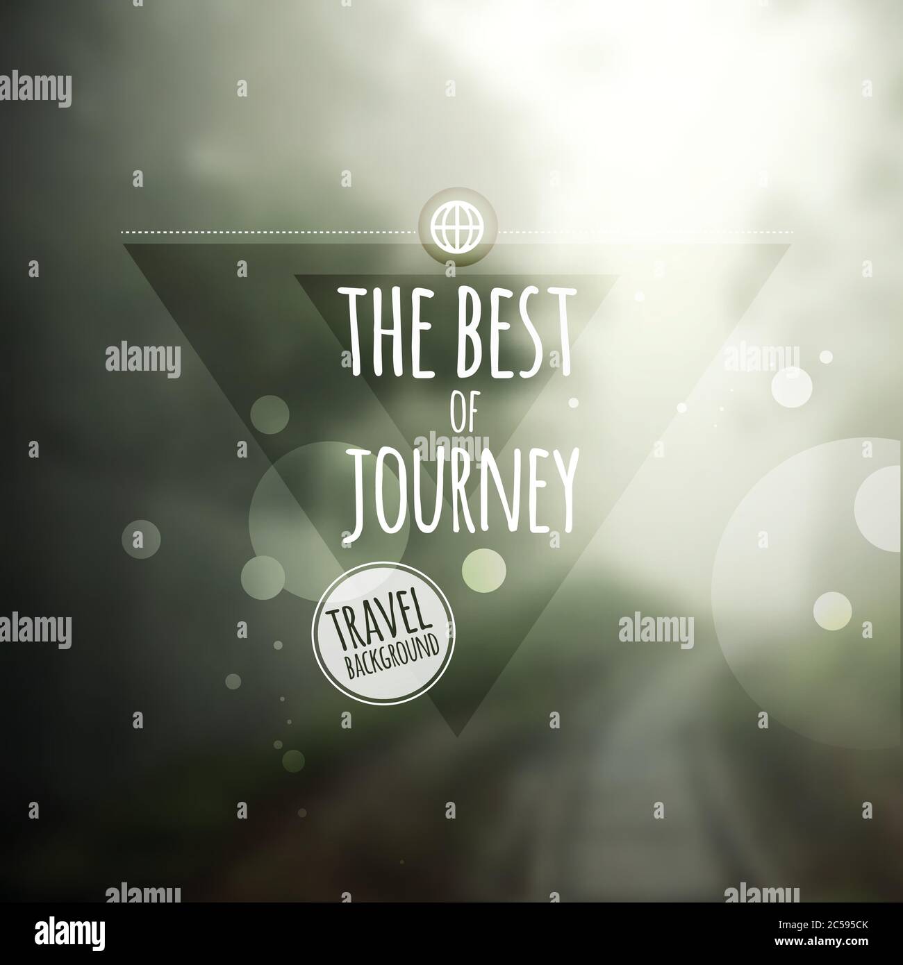 Creative graphic message for your travel design Stock Vector Image ...