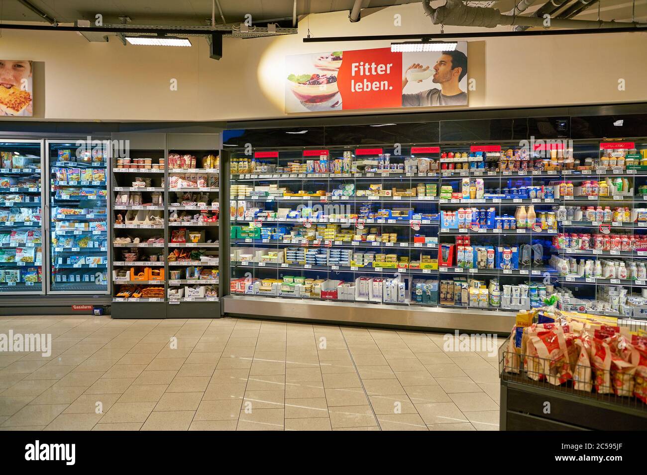 Berlin germany dairy products supermarket hi-res stock photography and ...