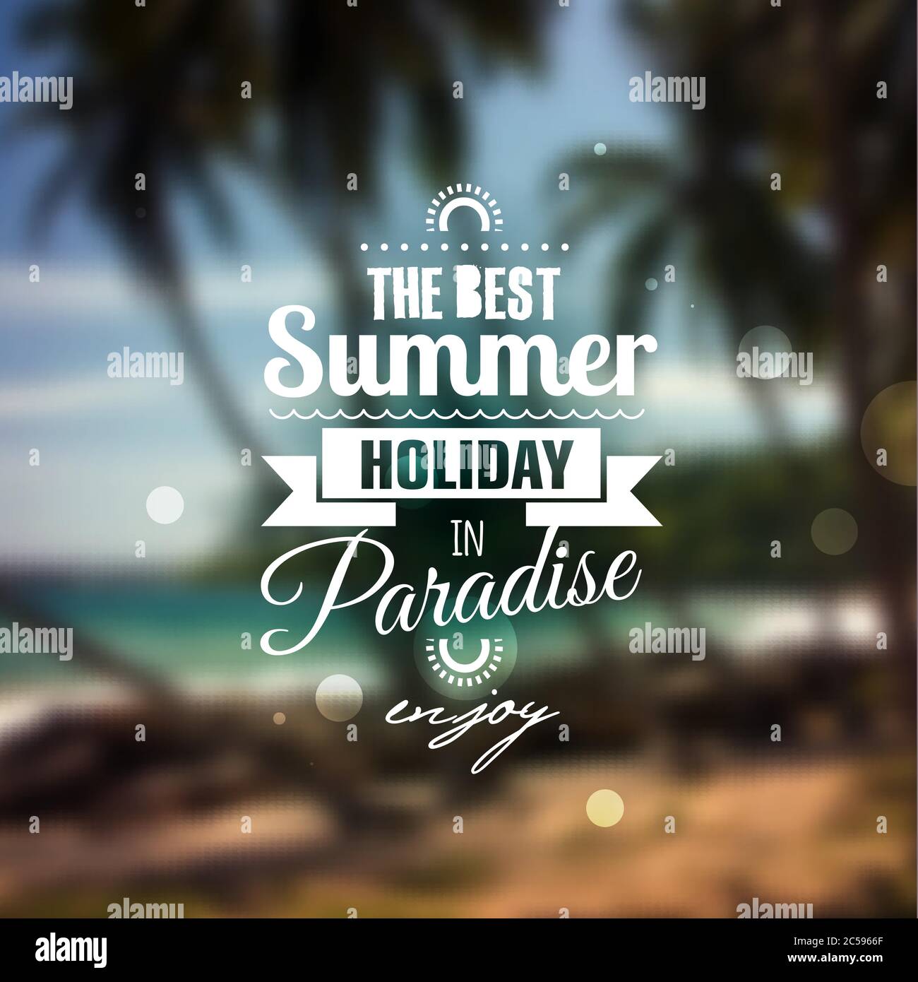 Creative graphic message for your summer design Stock Vector Image ...