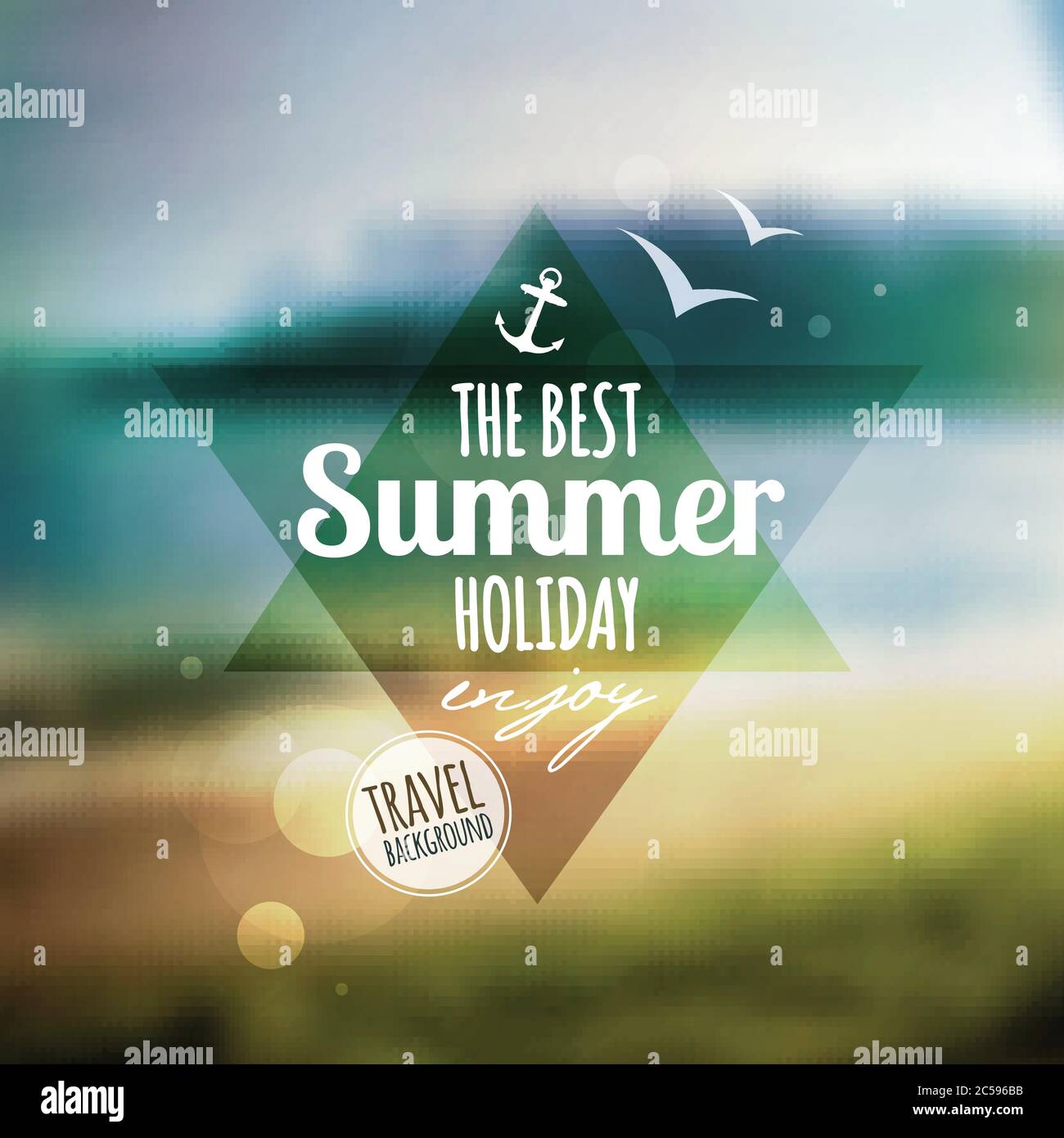 Creative graphic message for your summer design Stock Vector Image ...