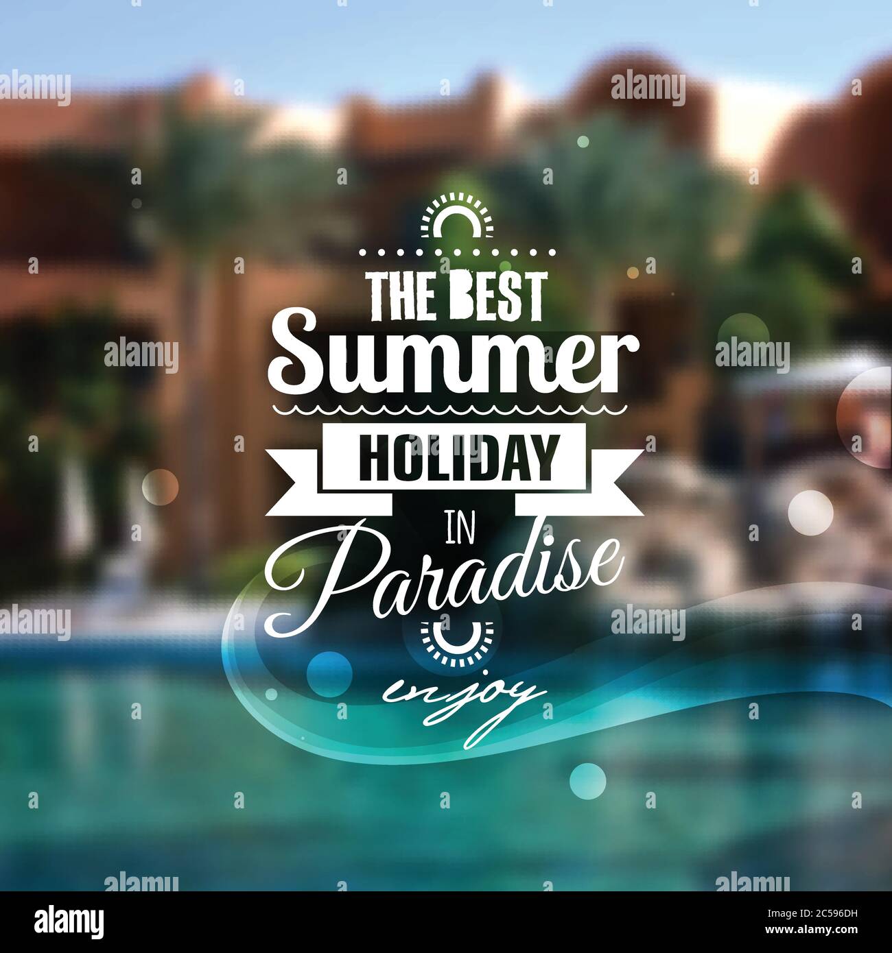 Creative graphic message for your summer design Stock Vector Image ...
