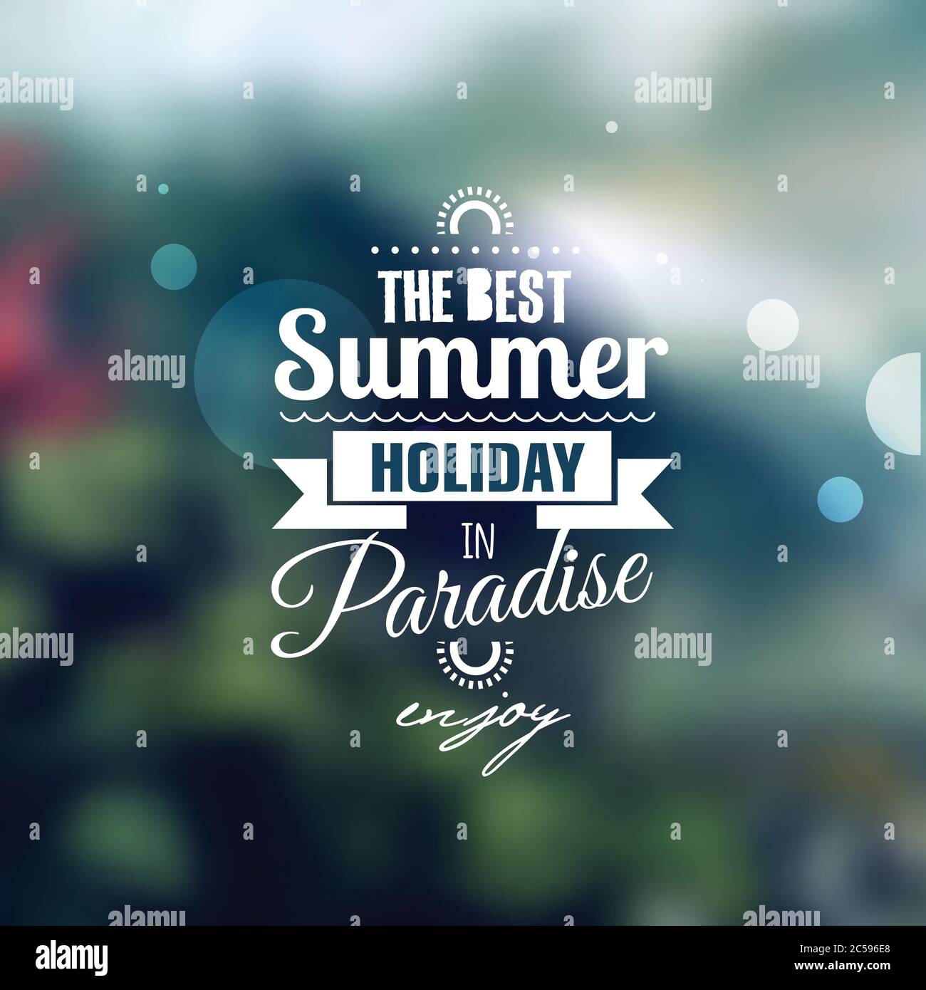 Creative graphic message for your summer design Stock Vector Image ...