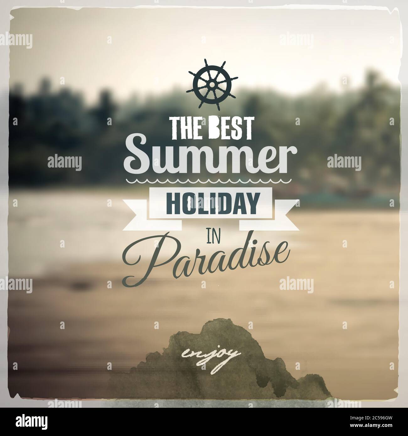 Creative graphic message for your travel design Stock Vector Image ...