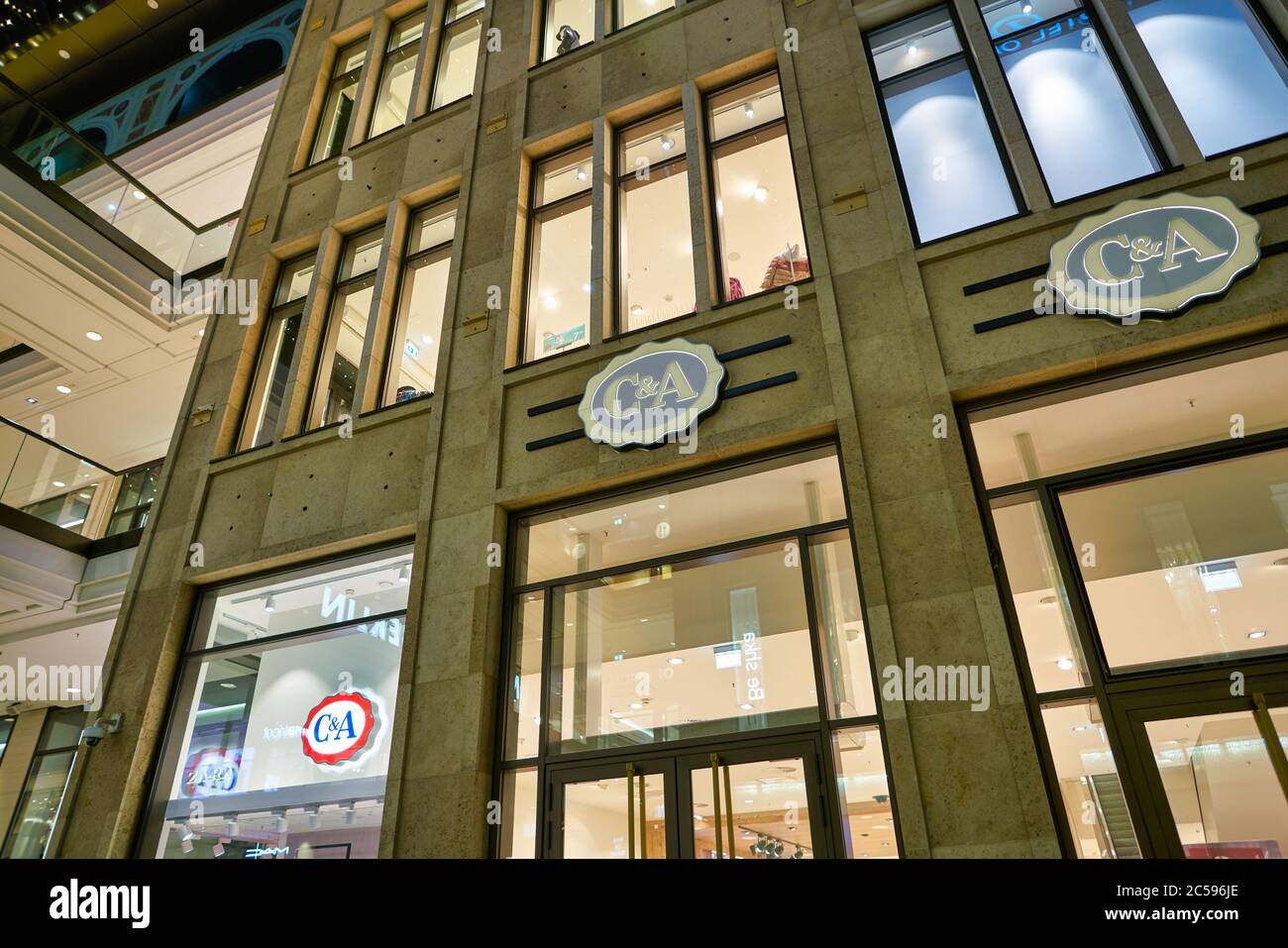 BERLIN, GERMANY - CIRCA SEPTEMBER, 2019: C&A storefront at Mall of ...