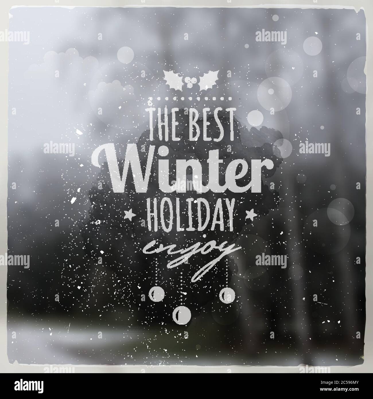 Creative graphic message for winter design Stock Vector Image & Art - Alamy