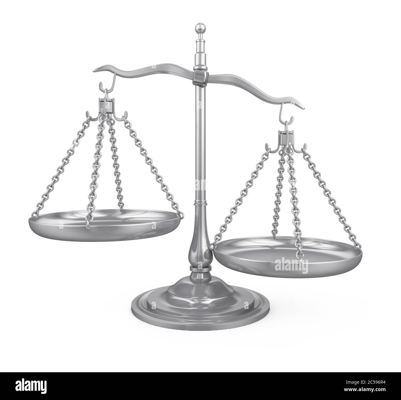 Balance Scale Isolated Stock Photo - Alamy