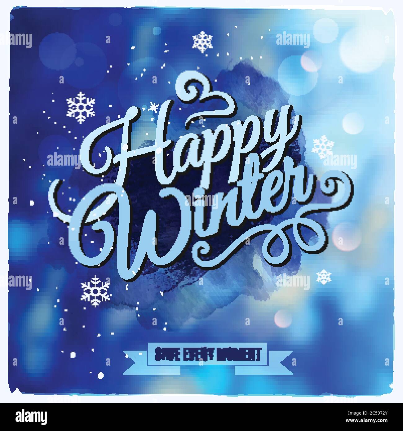 Creative graphic message for winter design Stock Vector Image & Art - Alamy