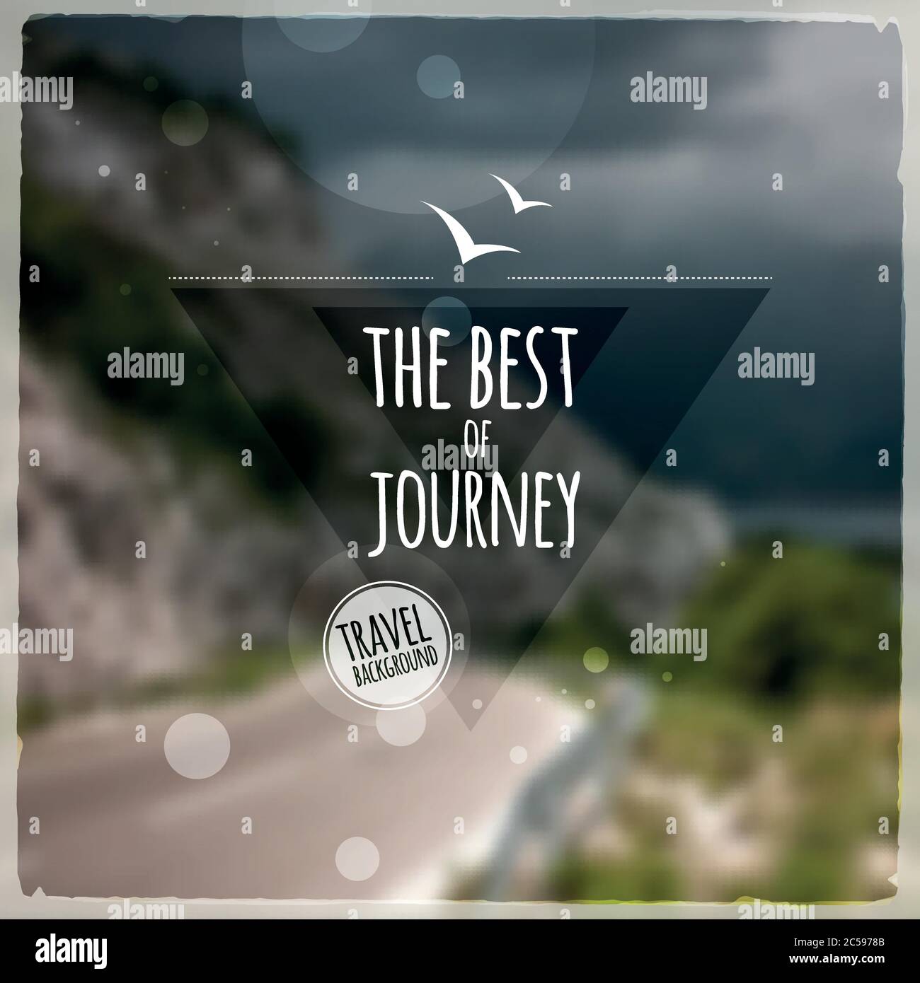 Creative graphic message for your travel design Stock Vector Image ...