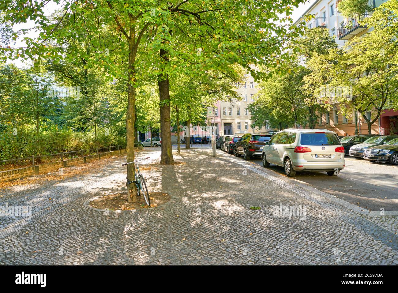 BERLIN, GERMANY - CIRCA SEPTEMBER, 2019: street level view of a ...