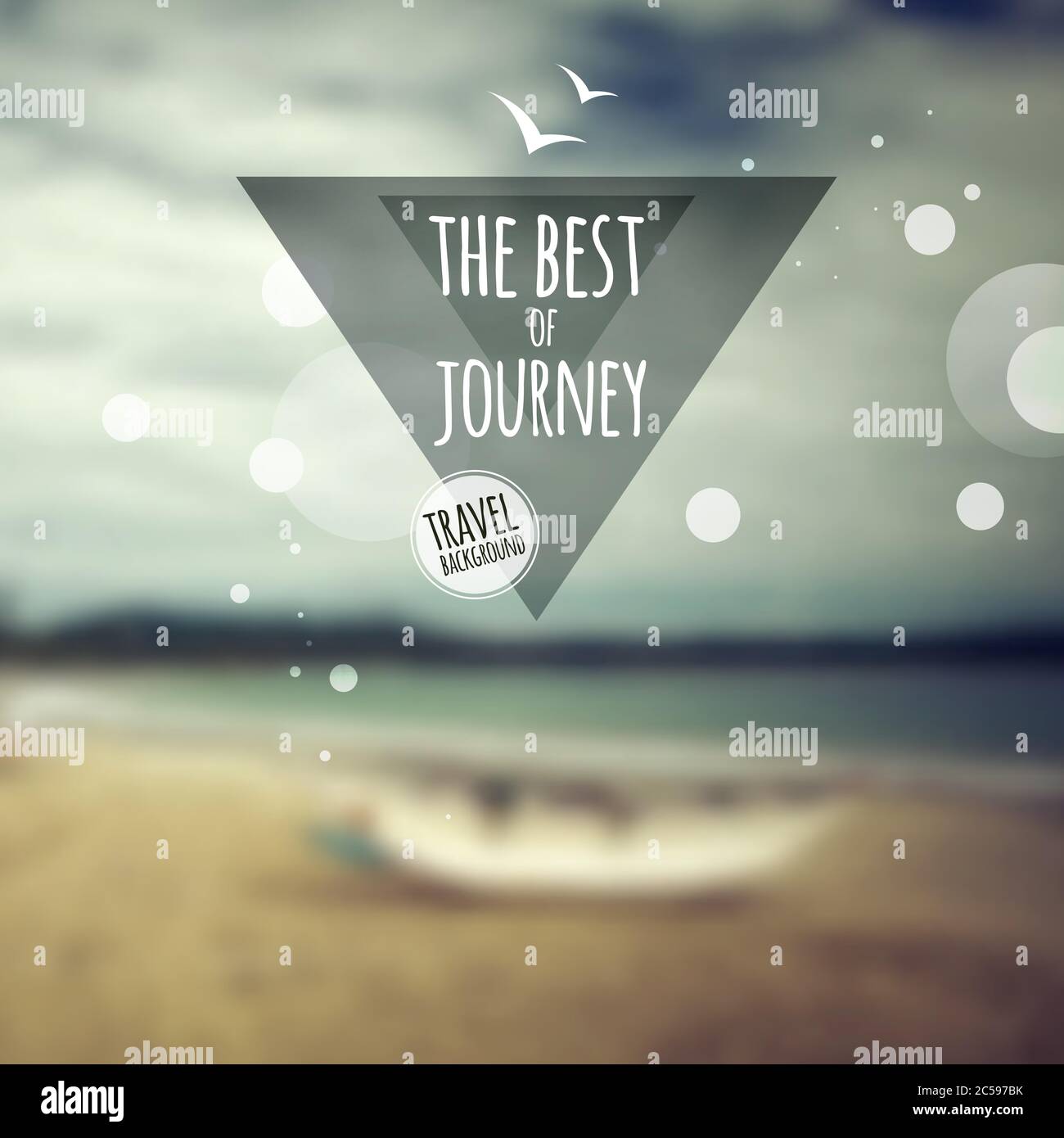 Creative graphic message for your travel design Stock Vector Image ...