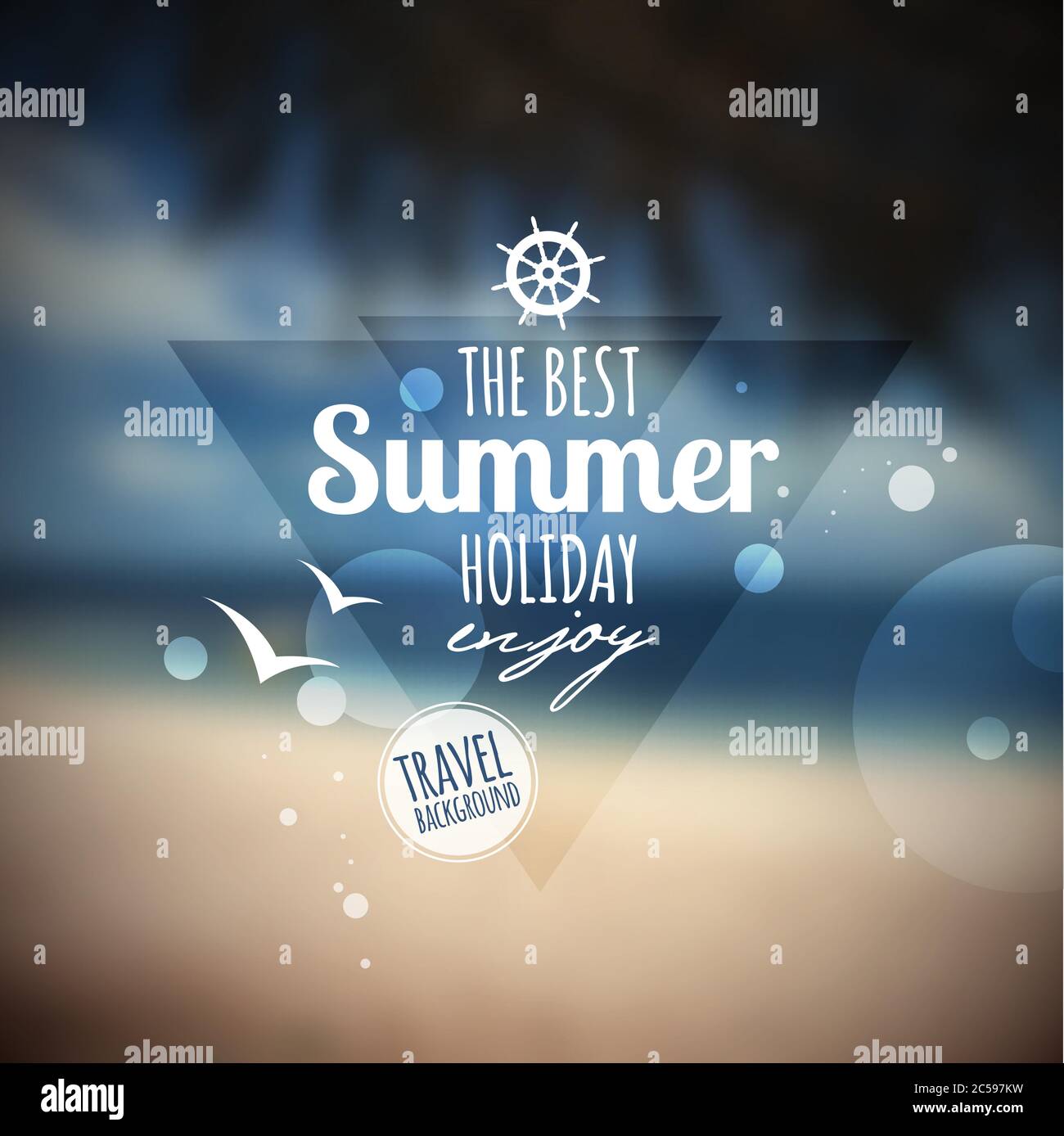 Creative graphic message for your summer design Stock Vector Image ...