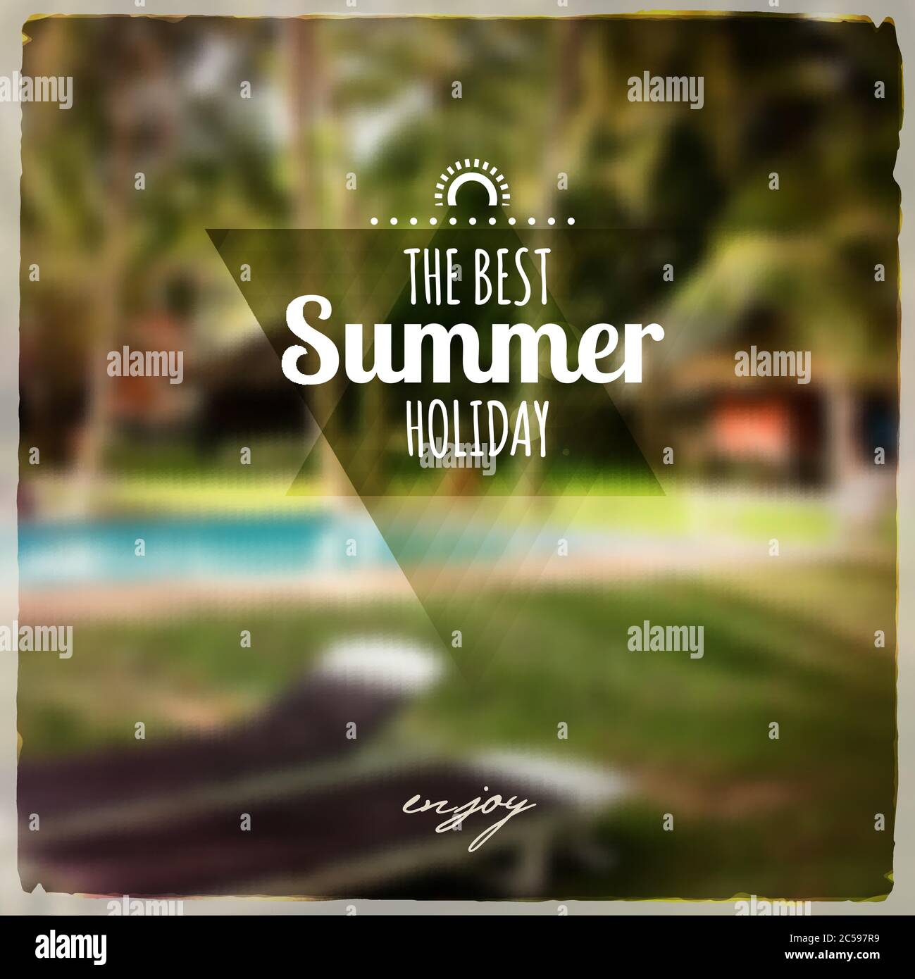 Creative graphic message for your summer design Stock Vector Image ...