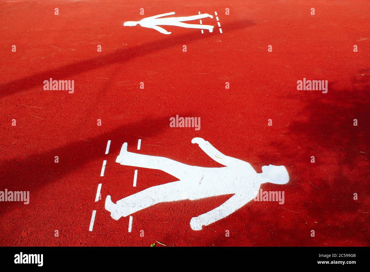 Greece, Athens, June 16 2020 - Symbol for pedestrians, pedestrian ...