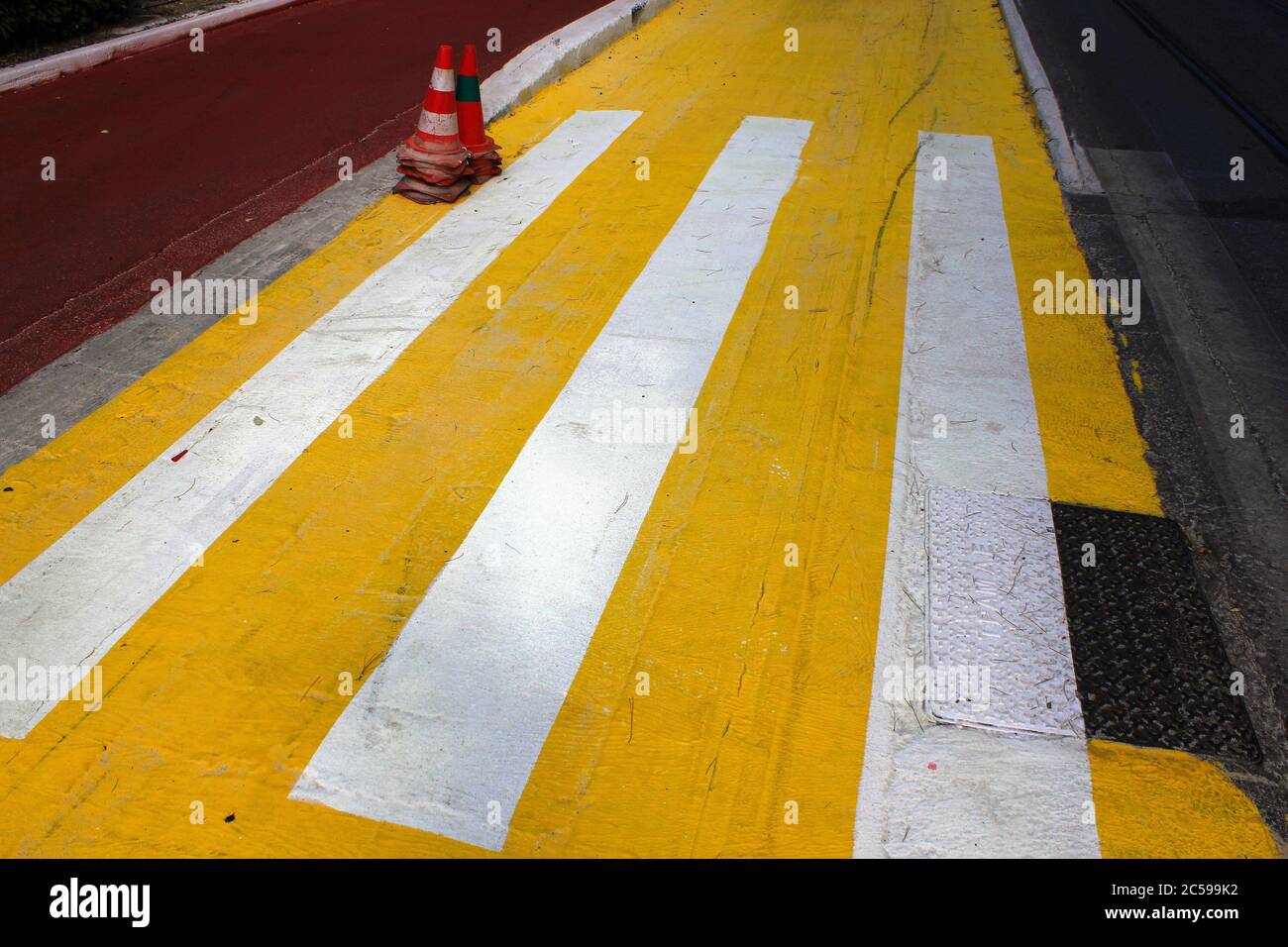 Greece, Athens, June 16 2020 - Symbol for pedestrians, pedestrian ...